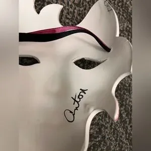 Wall Decor | Artistic Pink And White Wall Mask | Poshmark